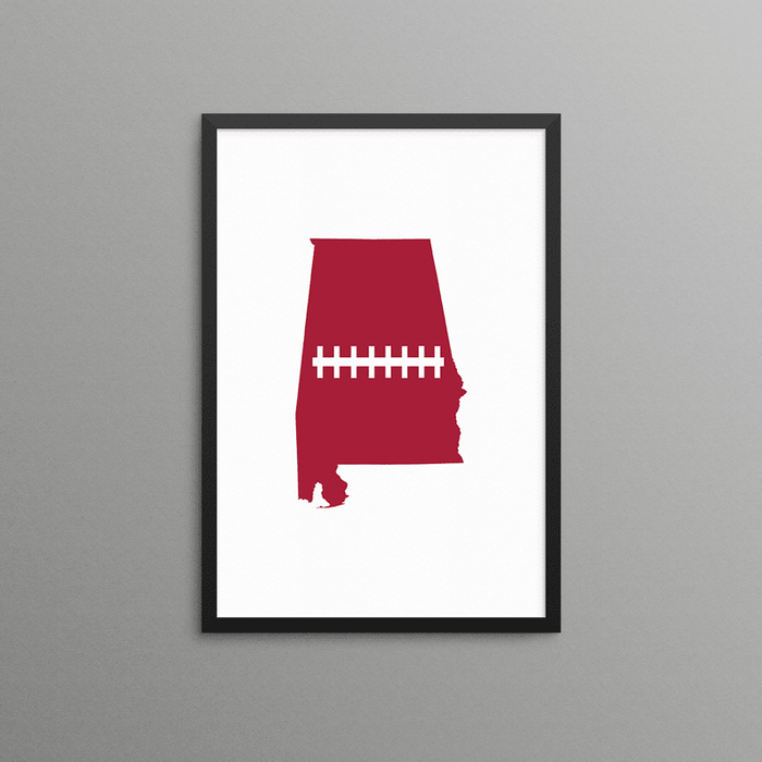 Alabama Football Print – The Home T